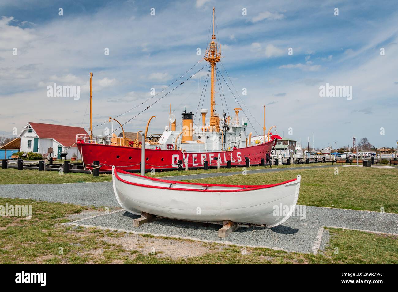 The Lightship Overfalls, Lewes Delaware USA, Lewes, Delaware Stock ...