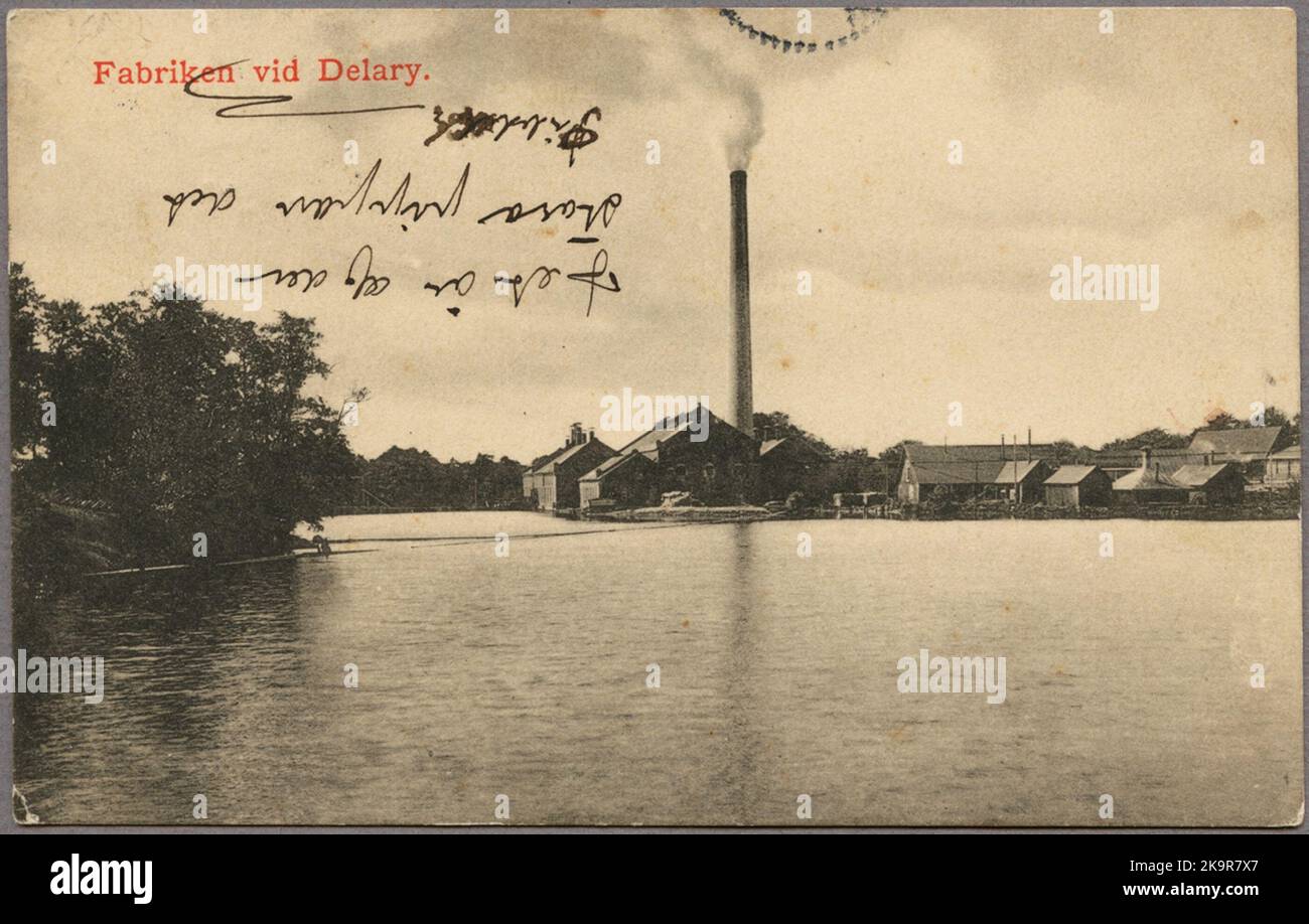 The factory at Delary Stock Photo - Alamy