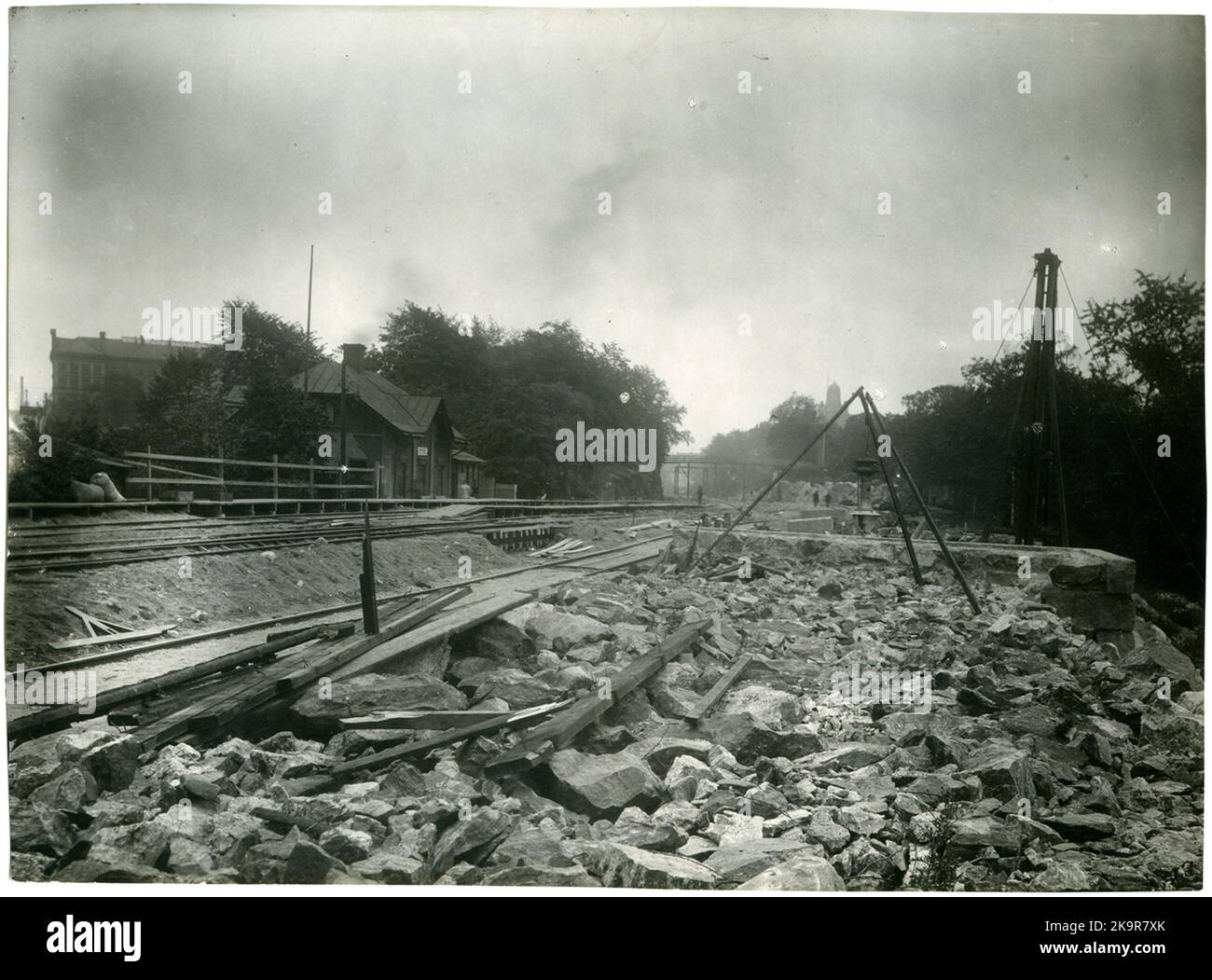 The redevelopment of Karlberg Stock Photo - Alamy