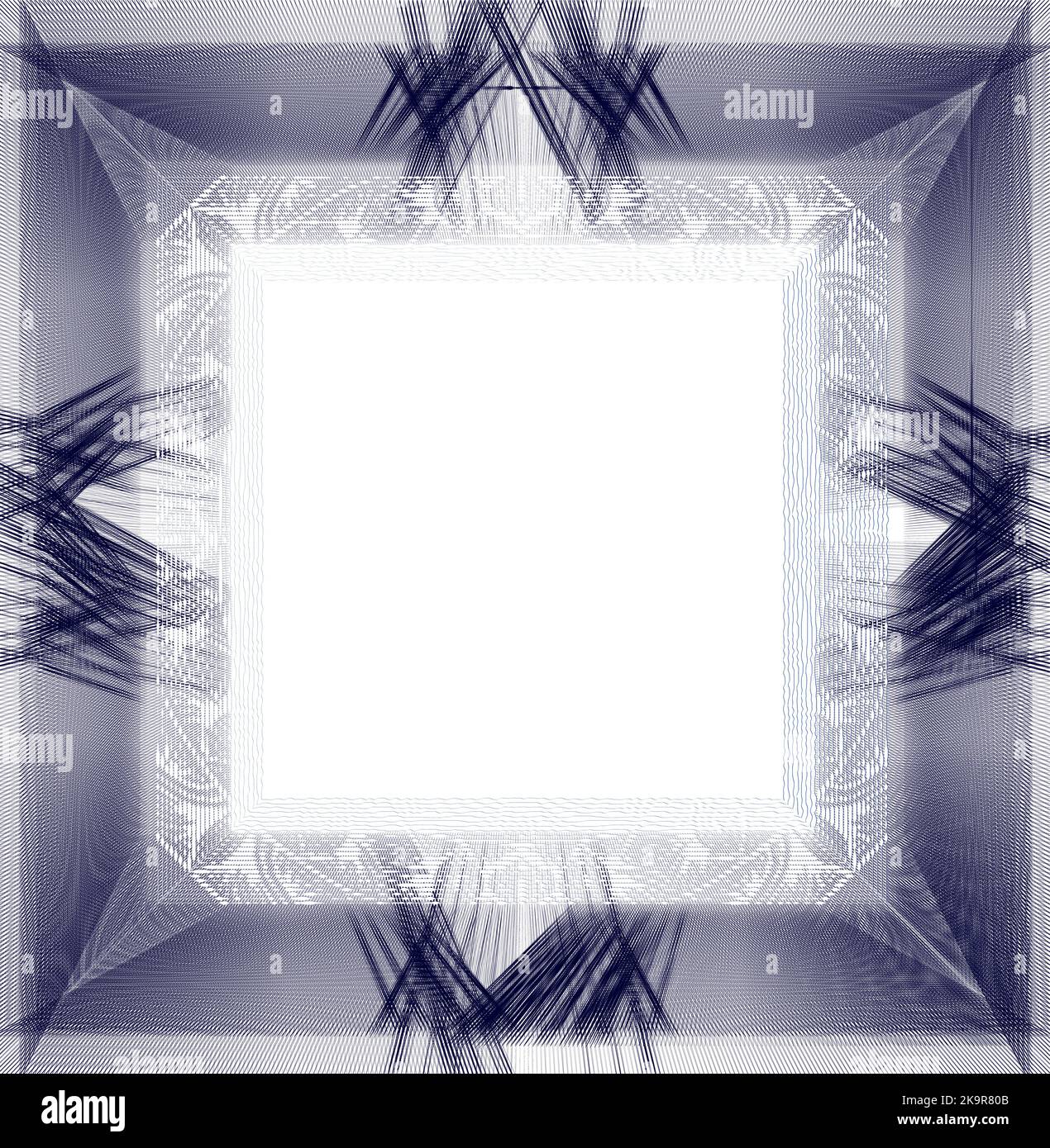 Grunge dotted vector frame on white background Stock Vector Image & Art ...