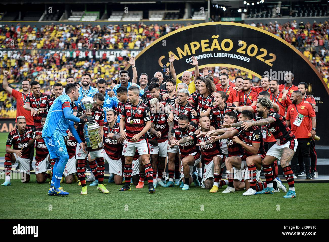 Guayaquil, Equador. 29th Oct, 2022. Flamengo Champion after Flamengo x ...