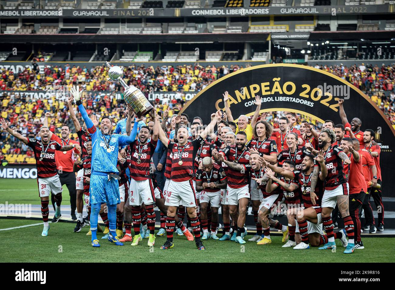 Guayaquil, Equador. 29th Oct, 2022. Flamengo Champion after Flamengo x ...