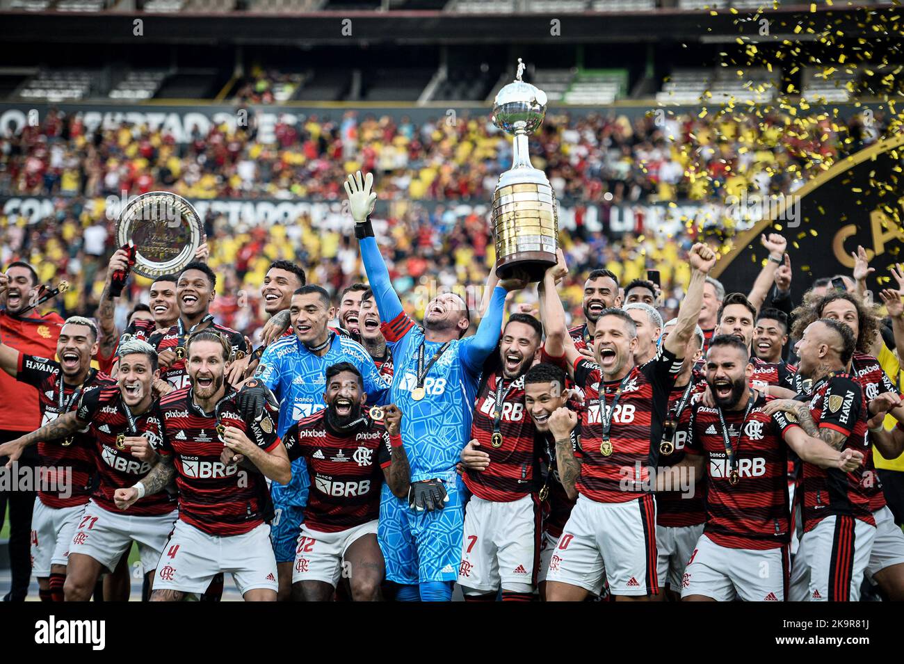 Guayaquil, Equador. 29th Oct, 2022. Flamengo Champion after Flamengo x ...