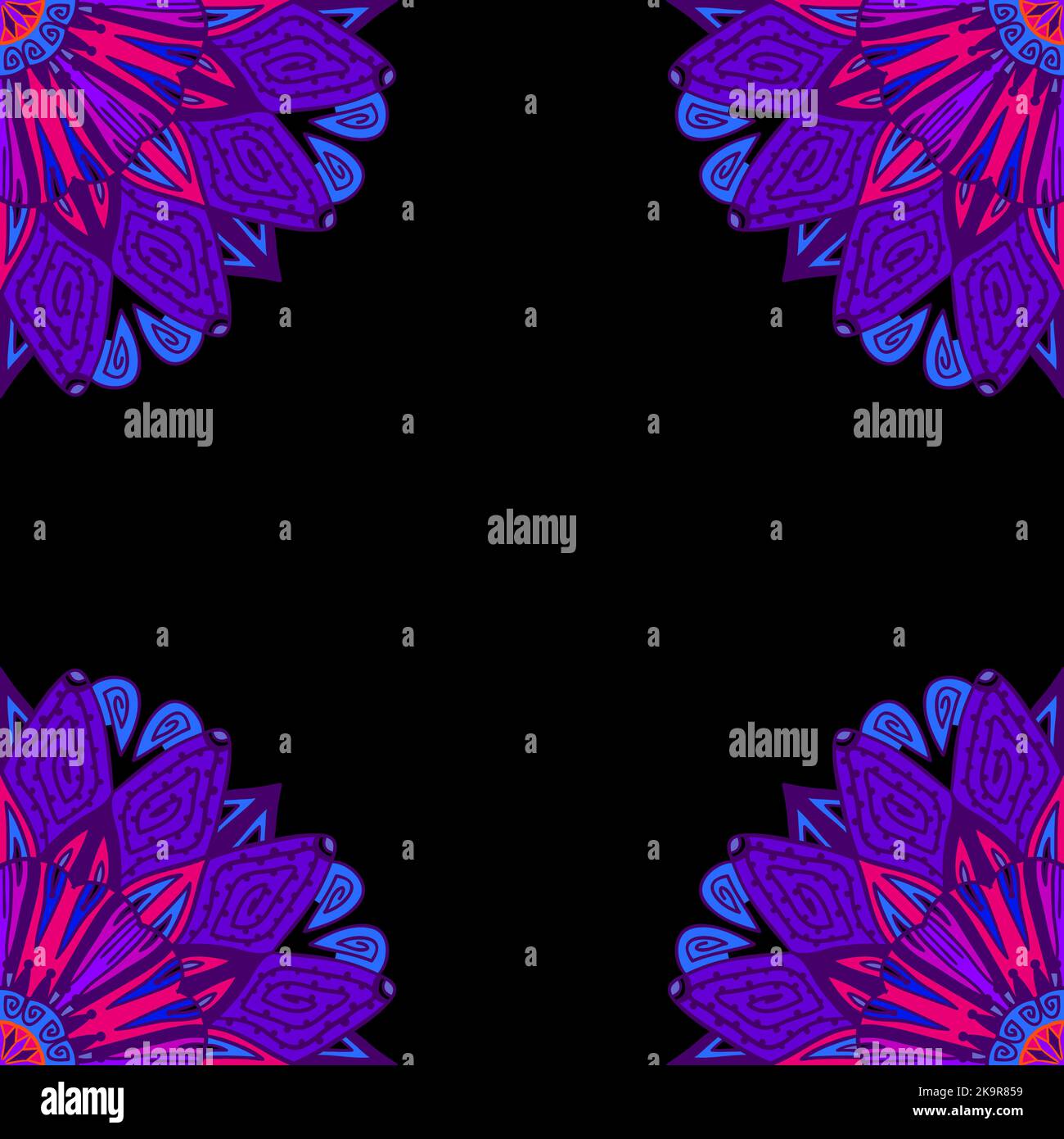 Ethnic frame hi-res stock photography and images - Alamy