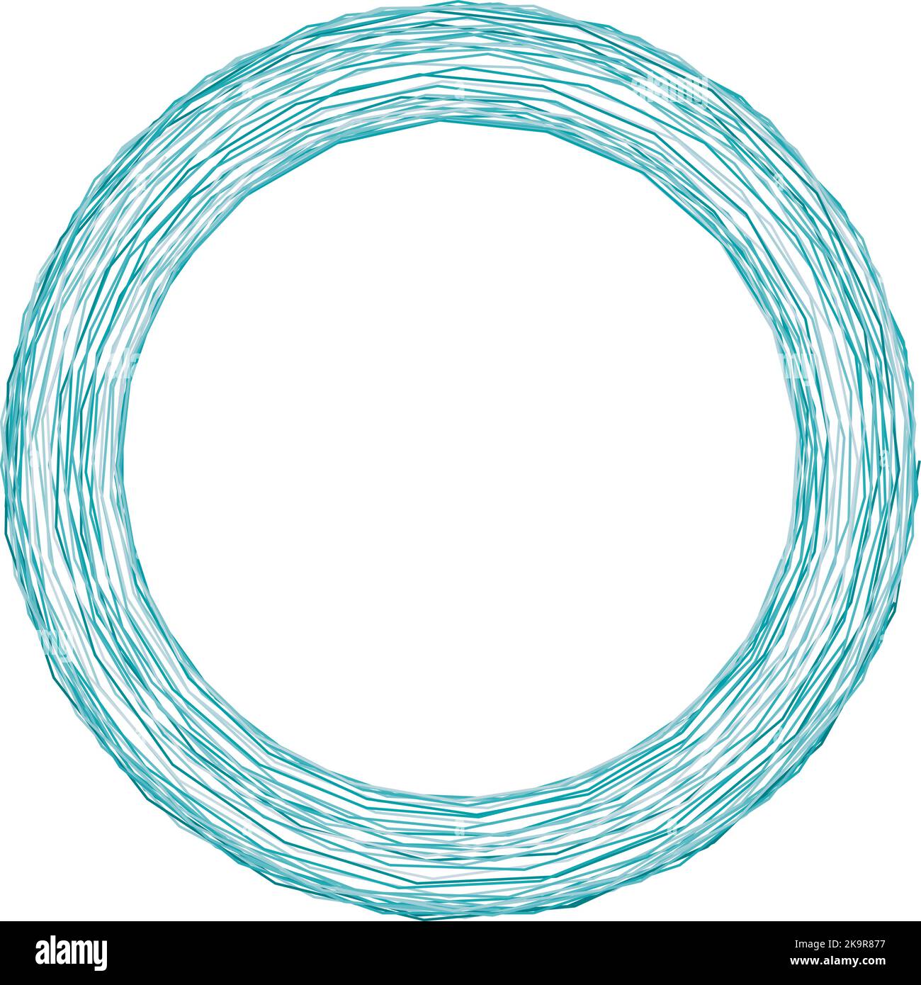 Decorative blue frame. Circular ornamental design element Stock Vector ...