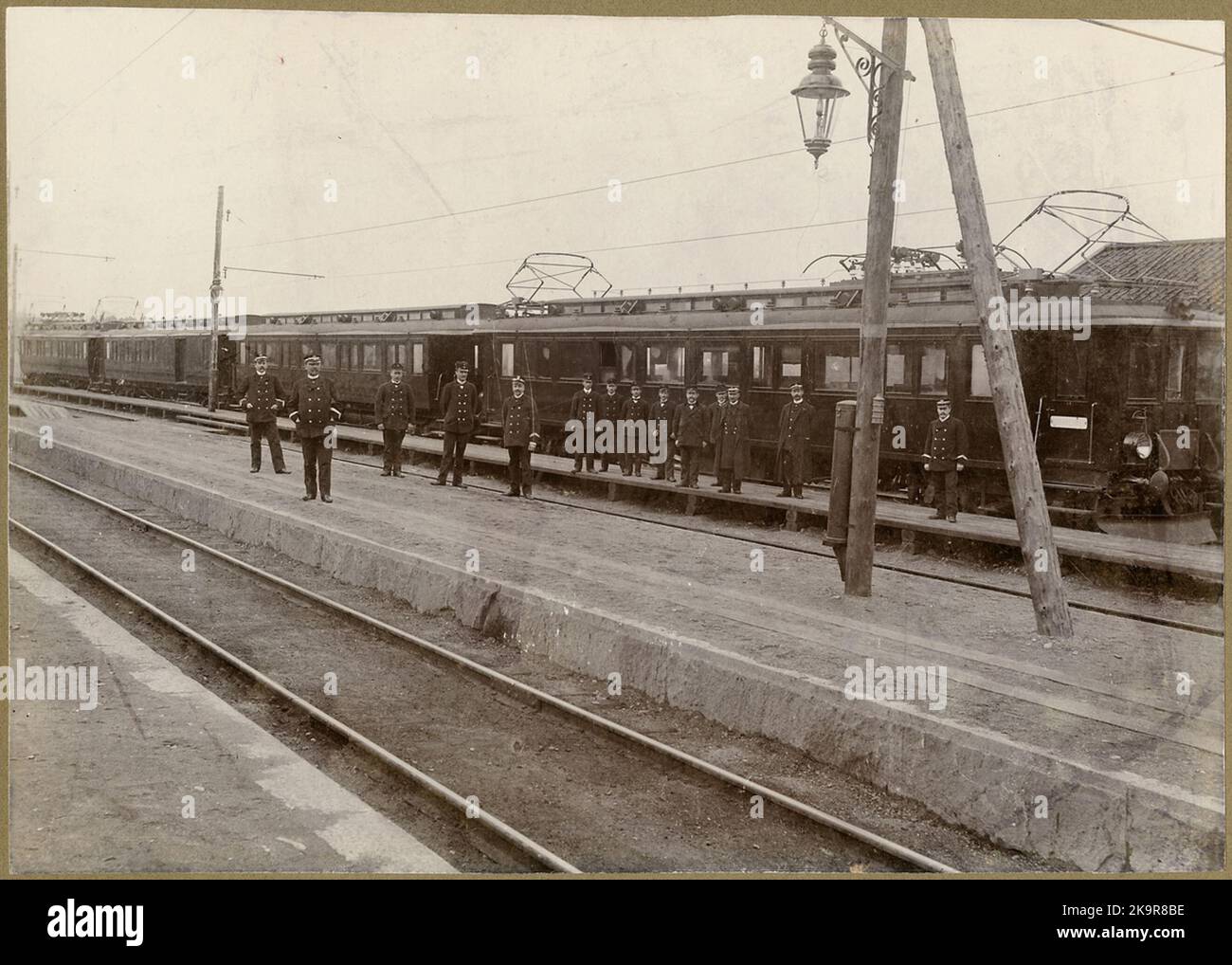 Test trains between Järva and Värtan.Perrong 2, Stins Molander mainly ...