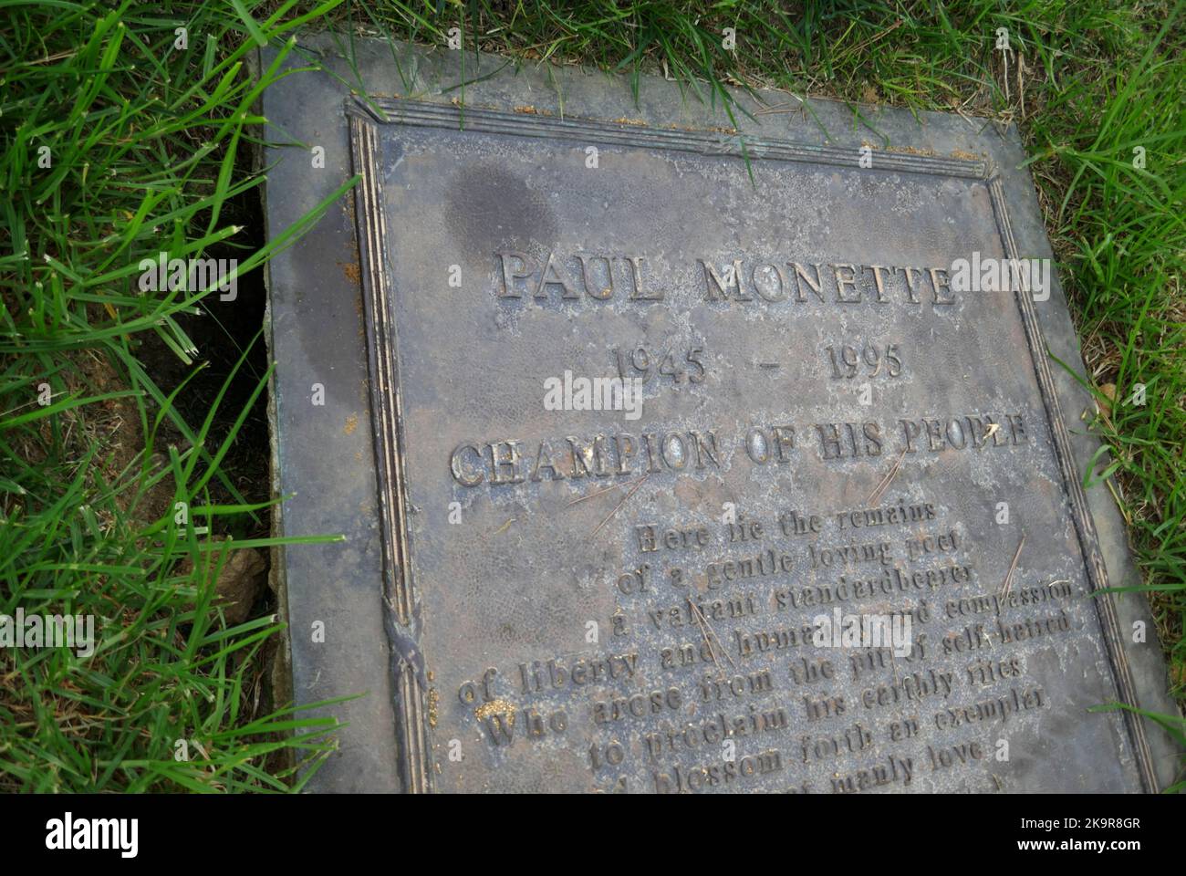 Los Angeles, California, USA 28th October 2022 Author/activist Paul Monette's Grave at Forest ...