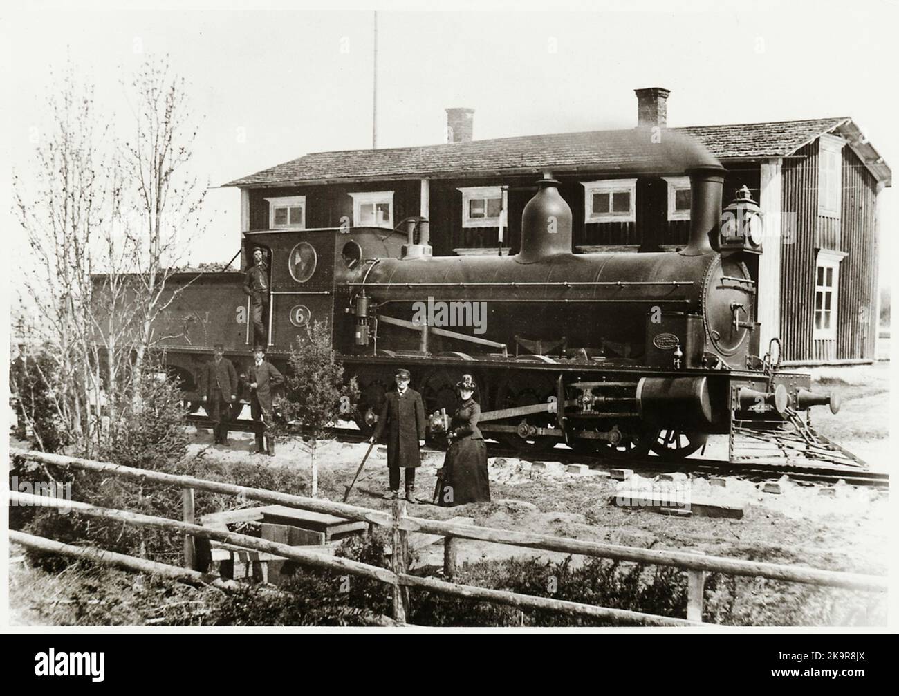 S & NJ Lok 6 Vid Boden Station Stock Photo - Alamy