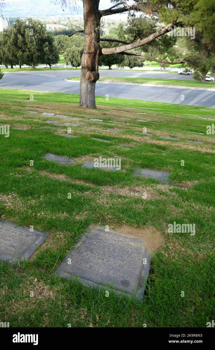 Los Angeles, California, USA 28th October 2022 Author/activist Paul Monette's Grave at Forest ...