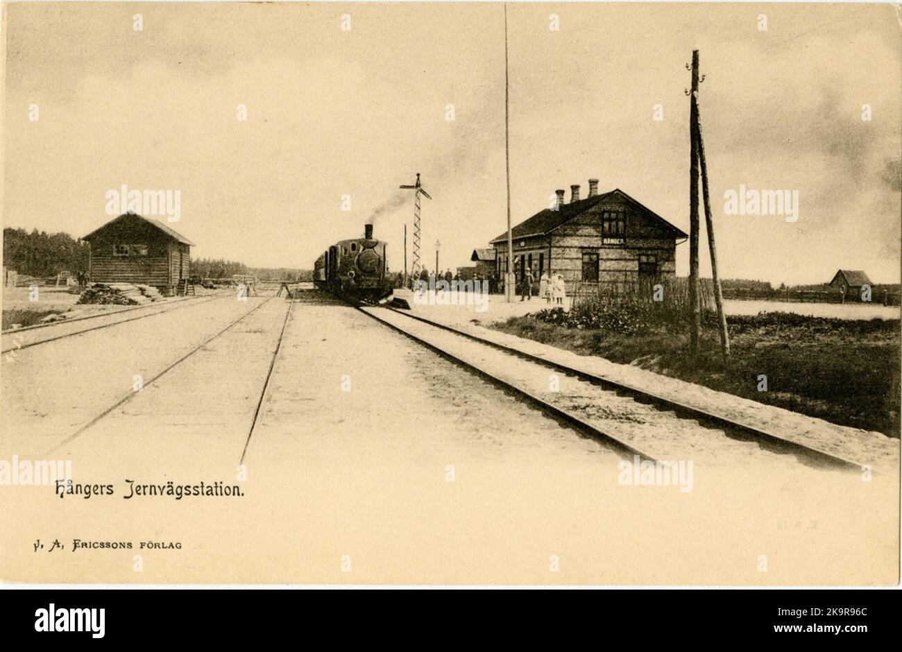 Traffic Place built in 1898. One -storey station house in brick Stock ...