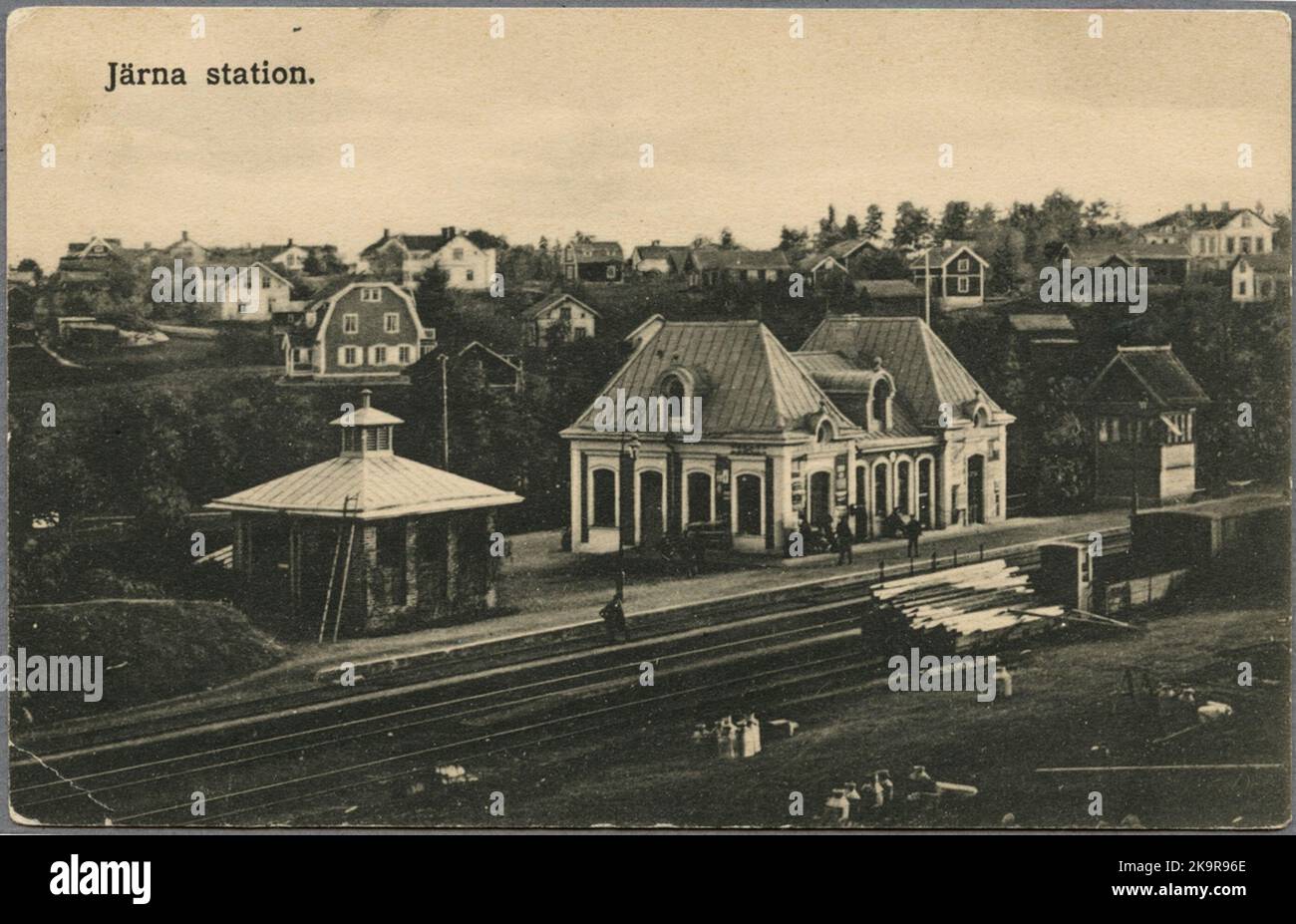 View of Järna station Stock Photo - Alamy