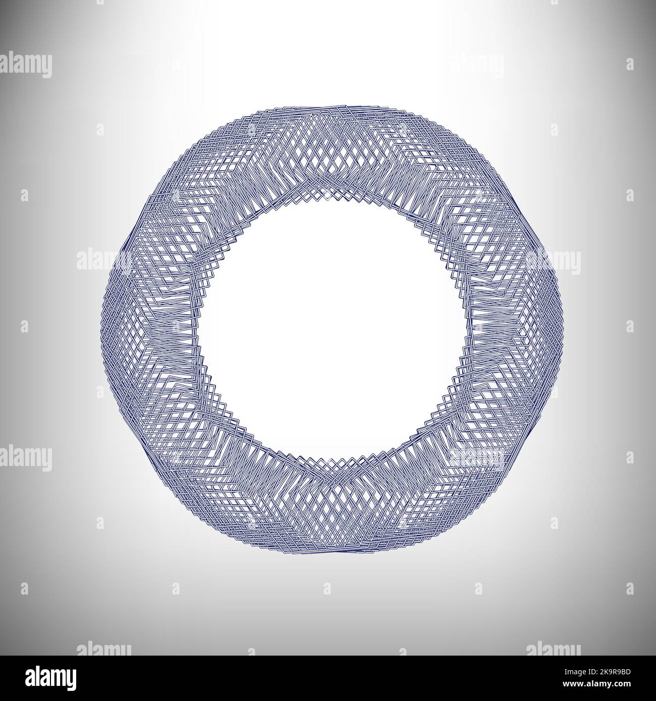 Abstract decorative spirograph circular element. Vector shape Stock Vector Image & Art - Alamy