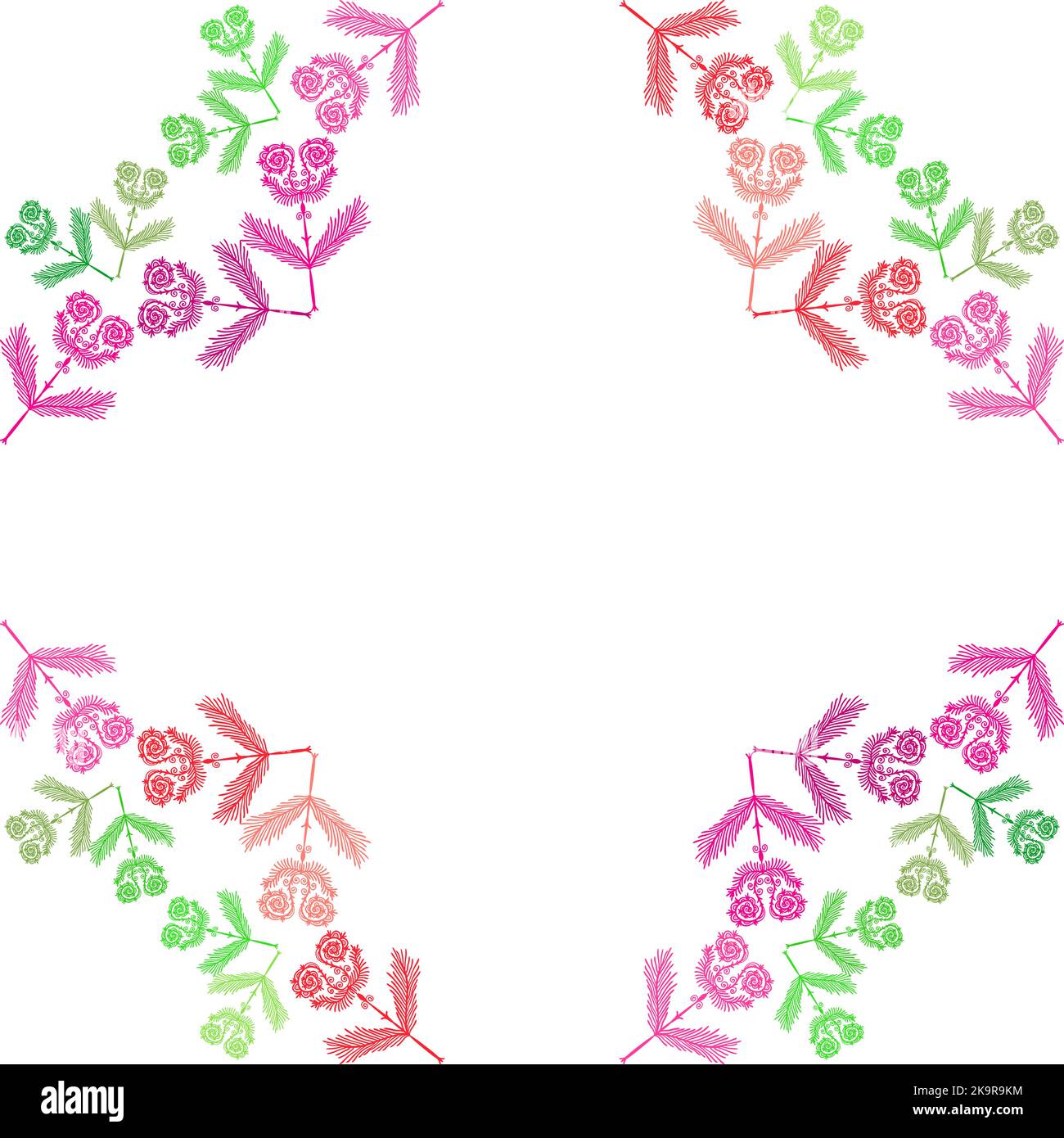 Doodle hand drawn frame. Vector illustration Stock Vector Image & Art ...
