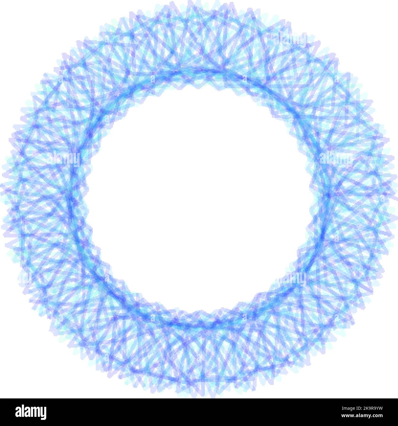 Abstract decorative spirograph circular element. Vector shape Stock Vector Image & Art - Alamy