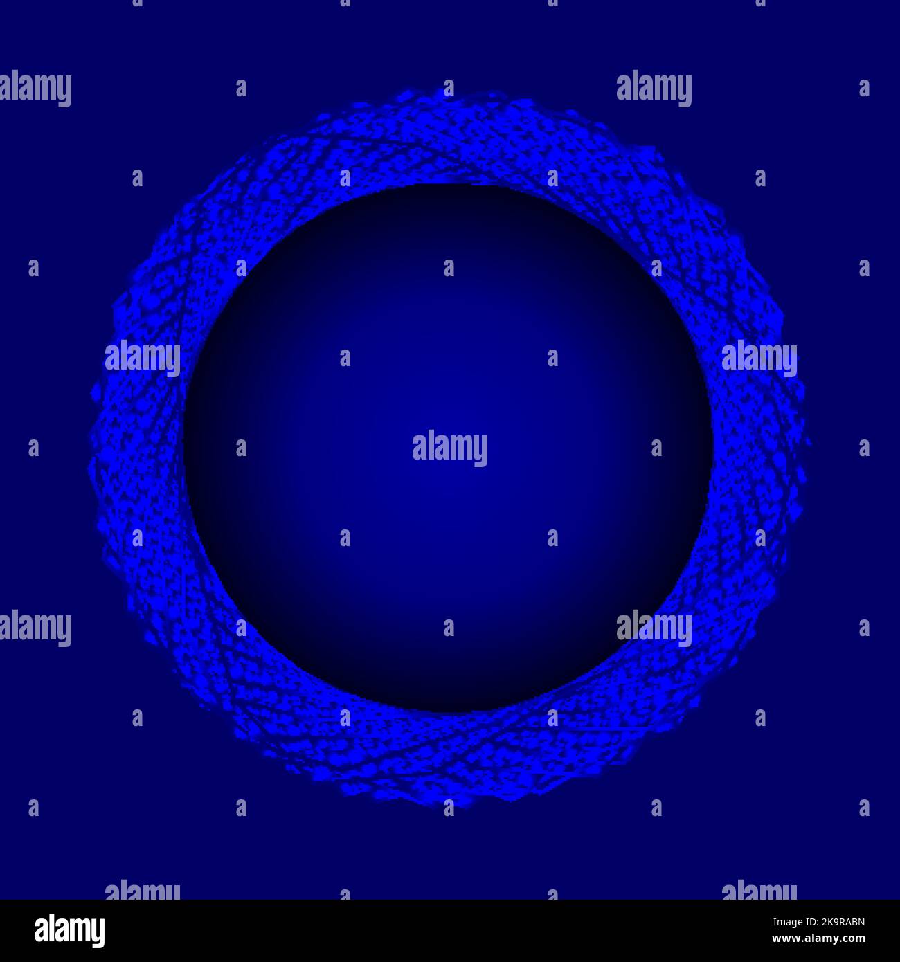 Decorative dark blue card with frame. Abstract background for design ...