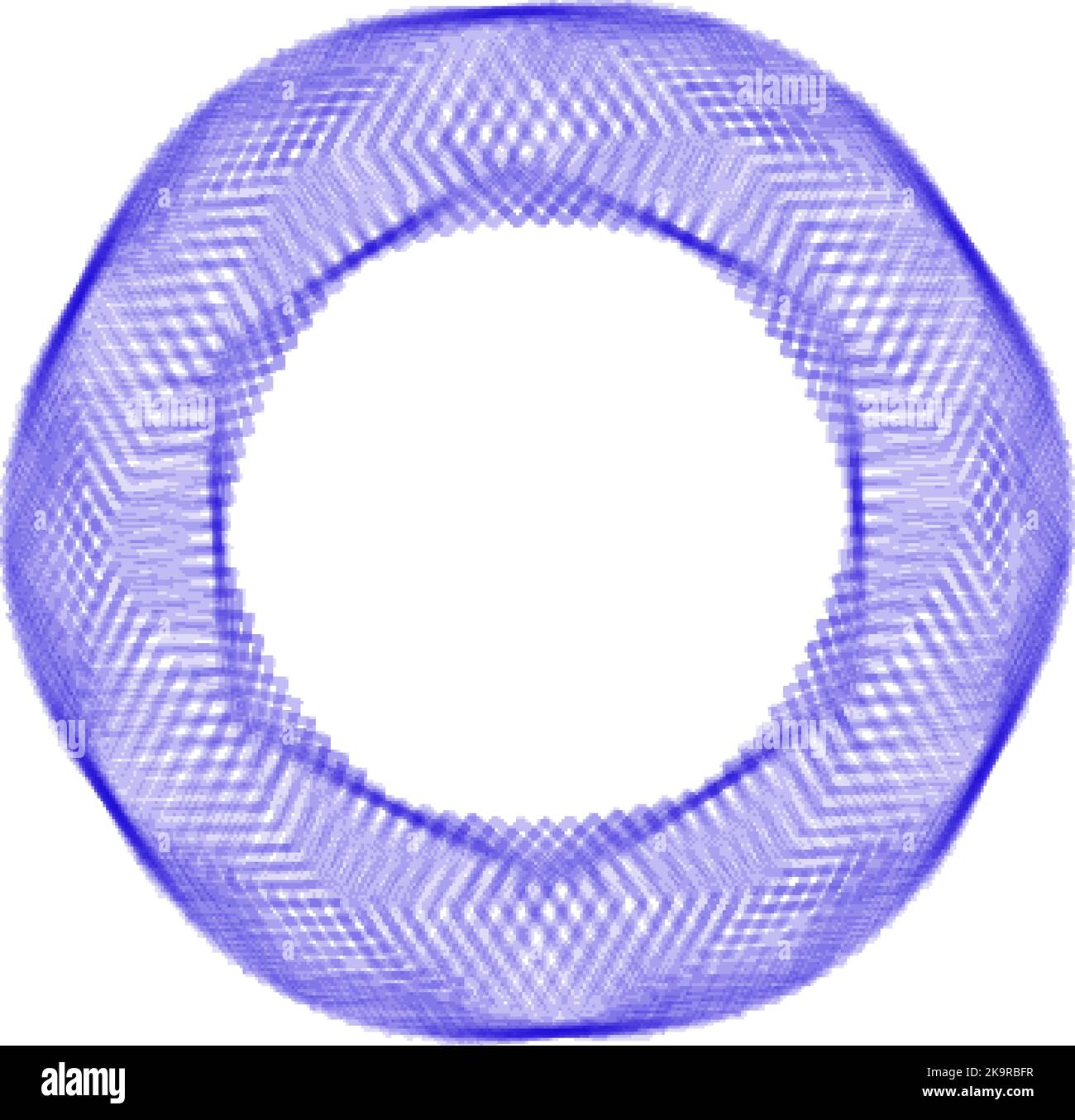 Abstract decorative spirograph circular element. Vector shape Stock Vector Image & Art - Alamy