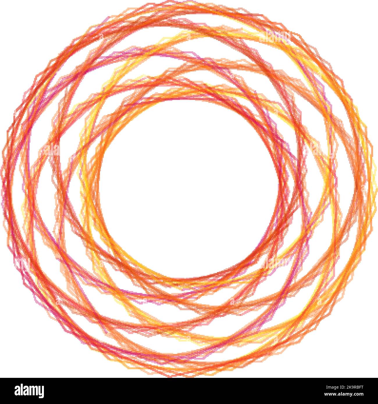 Abstract decorative spirograph circular element. Vector shape Stock Vector Image & Art - Alamy