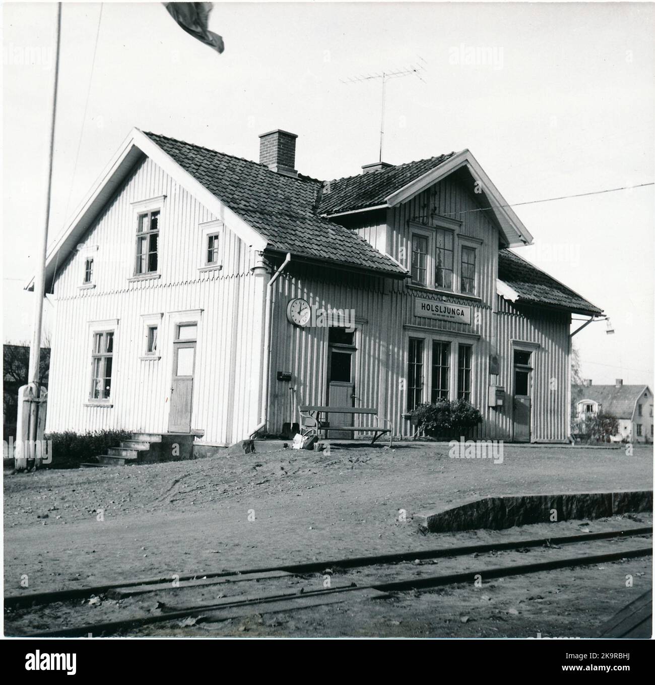Falkenbergs Railway, Fj Holsljunga Station closed by Falkenberg ...