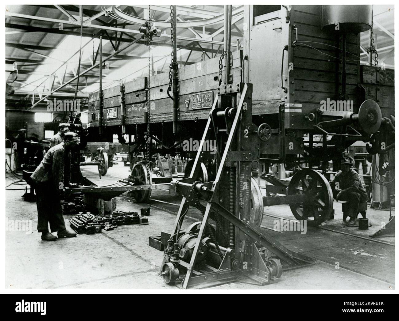 The State Railways, SJ NS 21907. Main Workshop, Gothenburg, Fjällbo ...