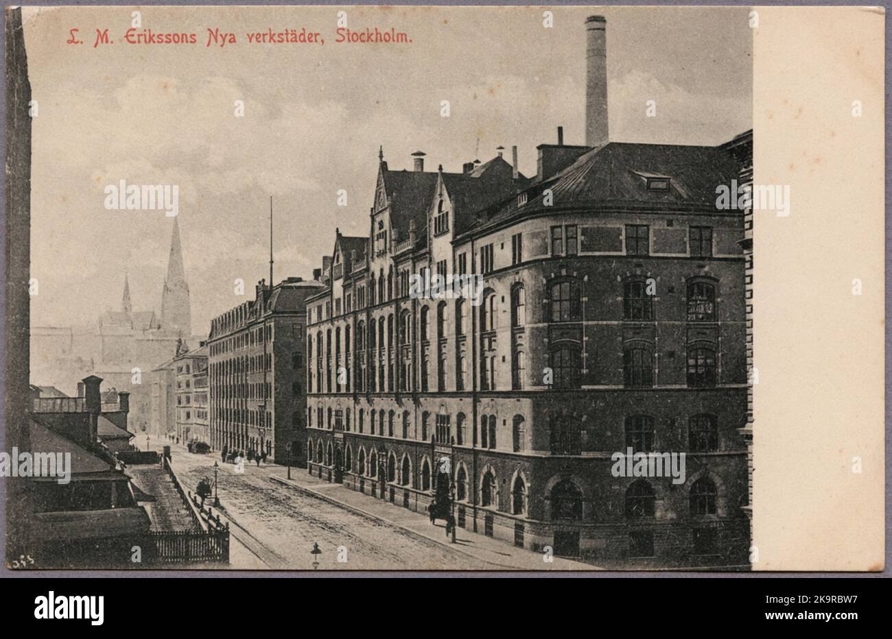 LM Ericsson's factories, Tulegatan Stock Photo - Alamy