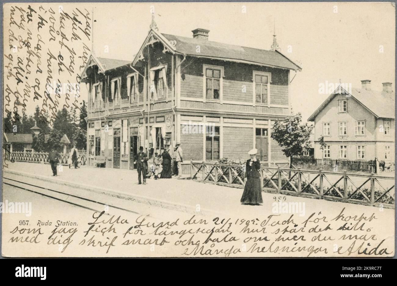 Ruda railway station Stock Photo - Alamy