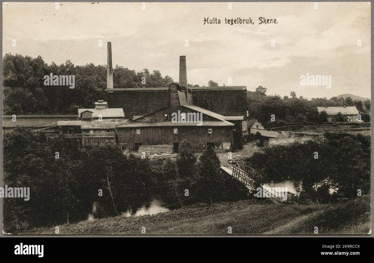 Hulta brickworks, Skene Stock Photo - Alamy