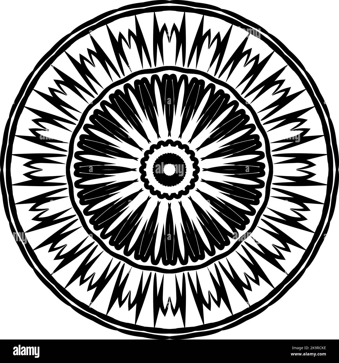 Abstract design element. Motion effect shape. Circle pattern Stock ...