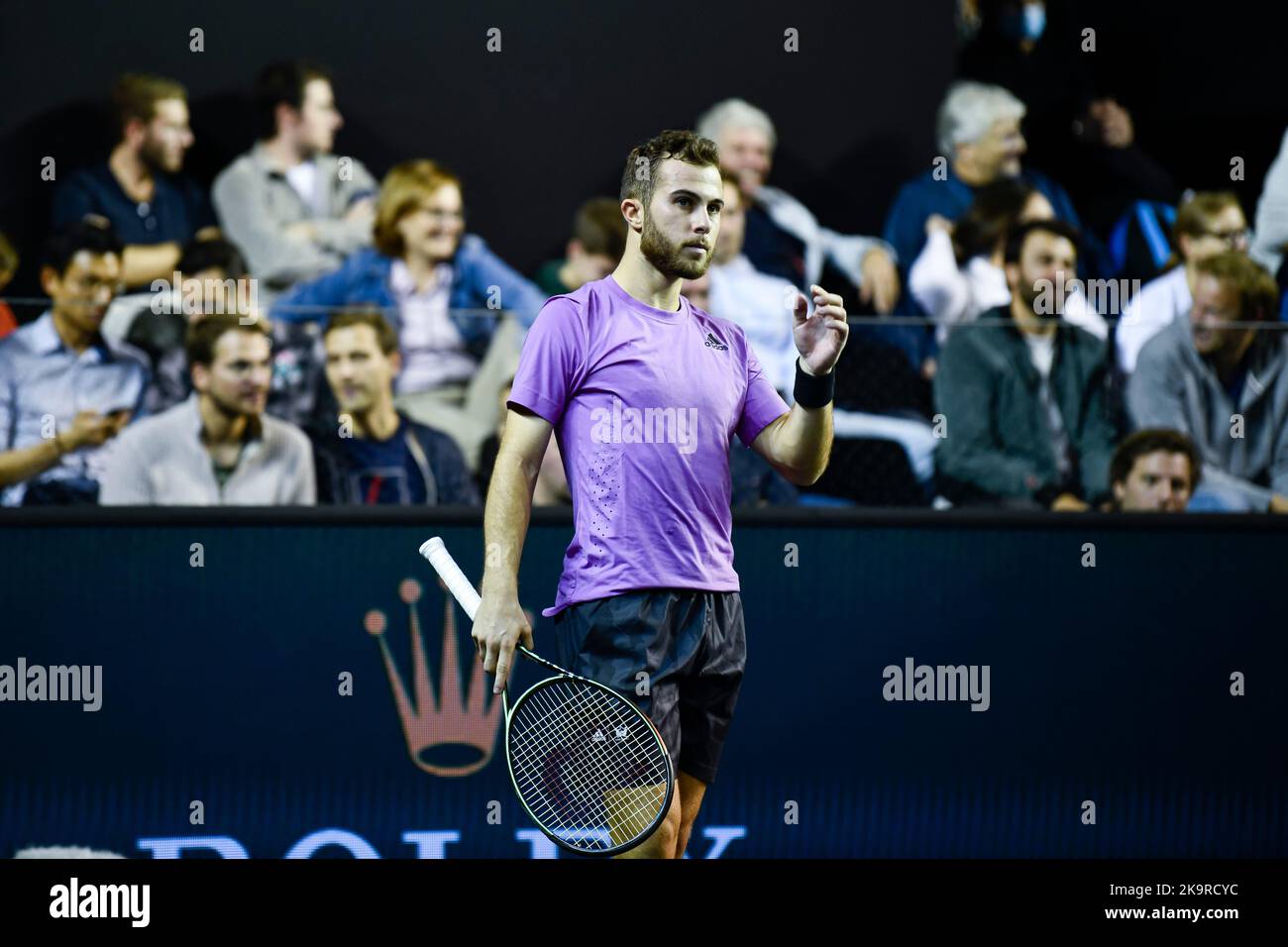 Paris, France. 29th Oct, 2022. Hugo Gaston during the Rolex Paris ...