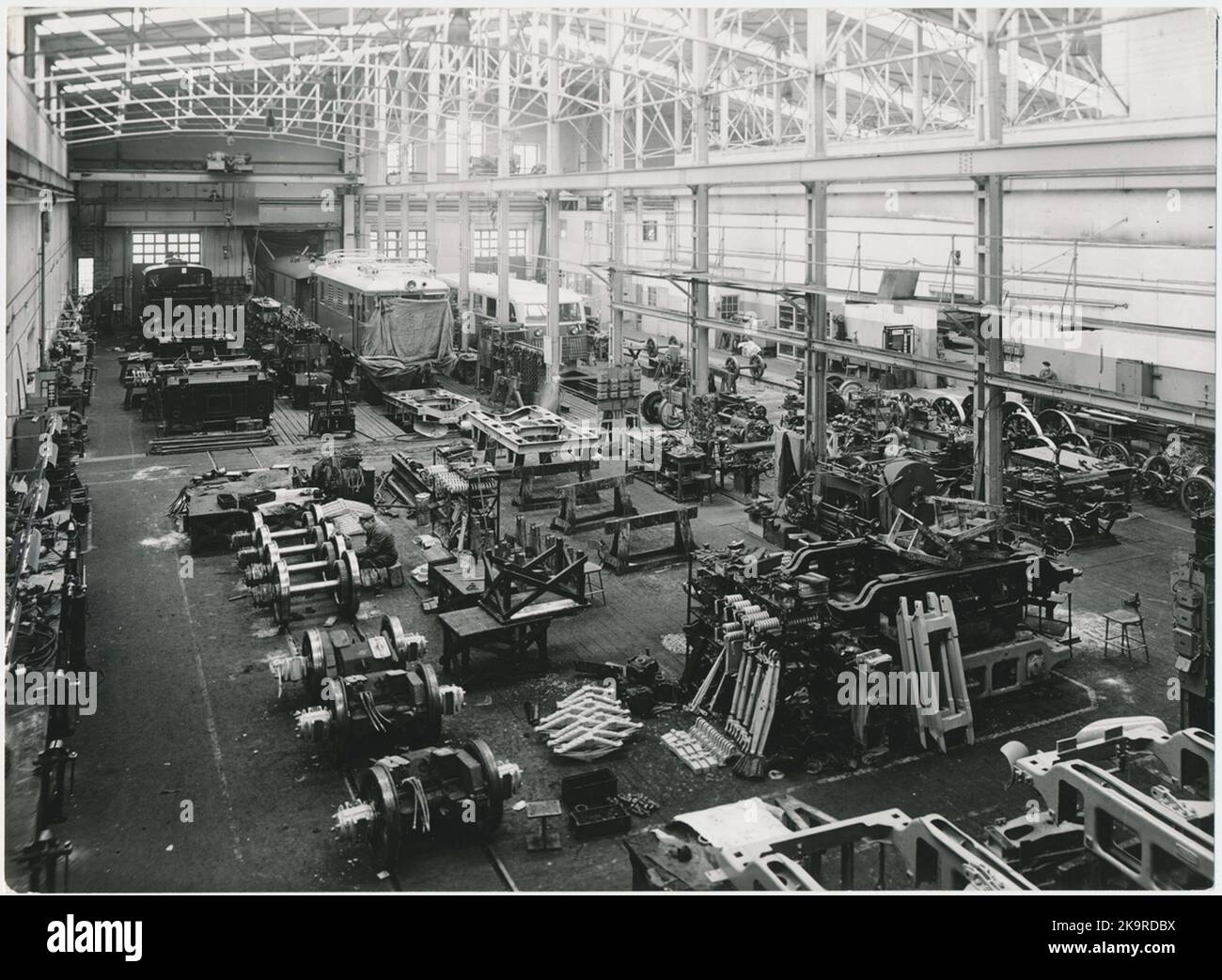 Repair workshop for electric locomotives hi-res stock photography and ...