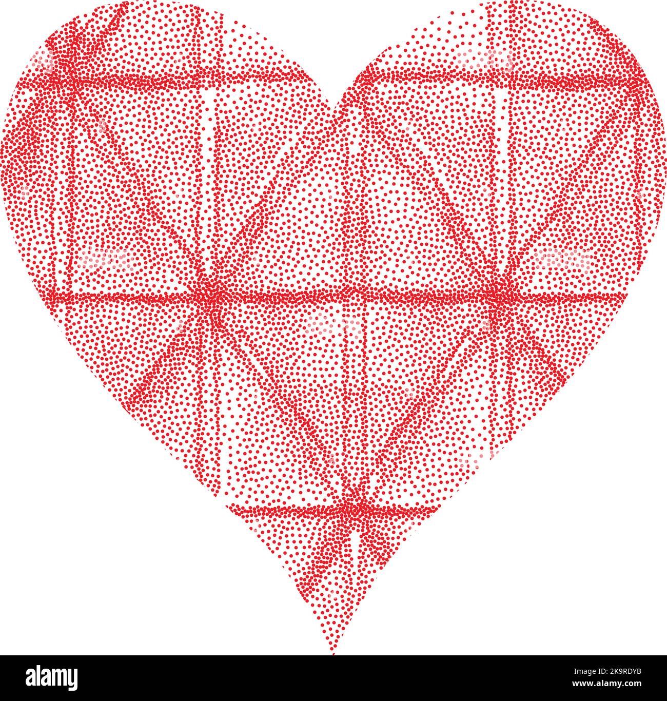 Dotted heart hi-res stock photography and images - Alamy