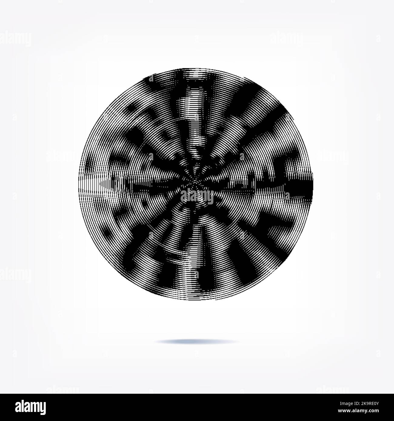 Stripe circle background. Dynamic motion shape. Abstract pattern ...