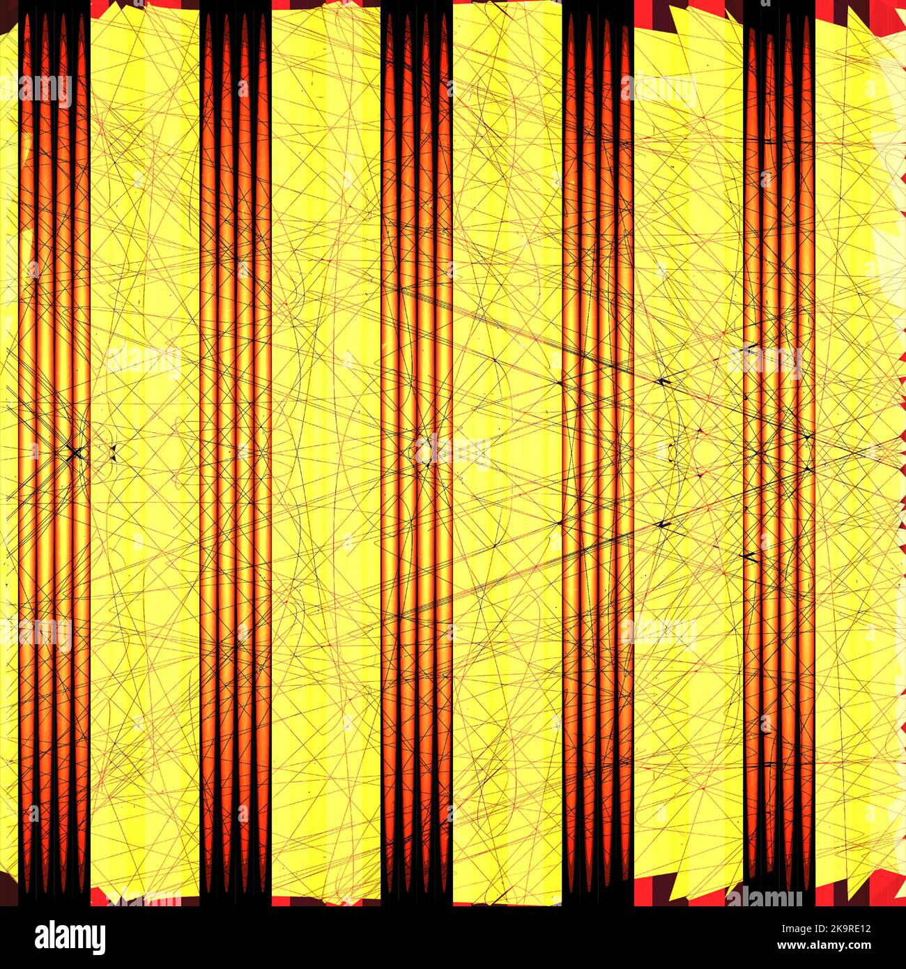 Abstract colorful striped grunge background. Technology style design ...