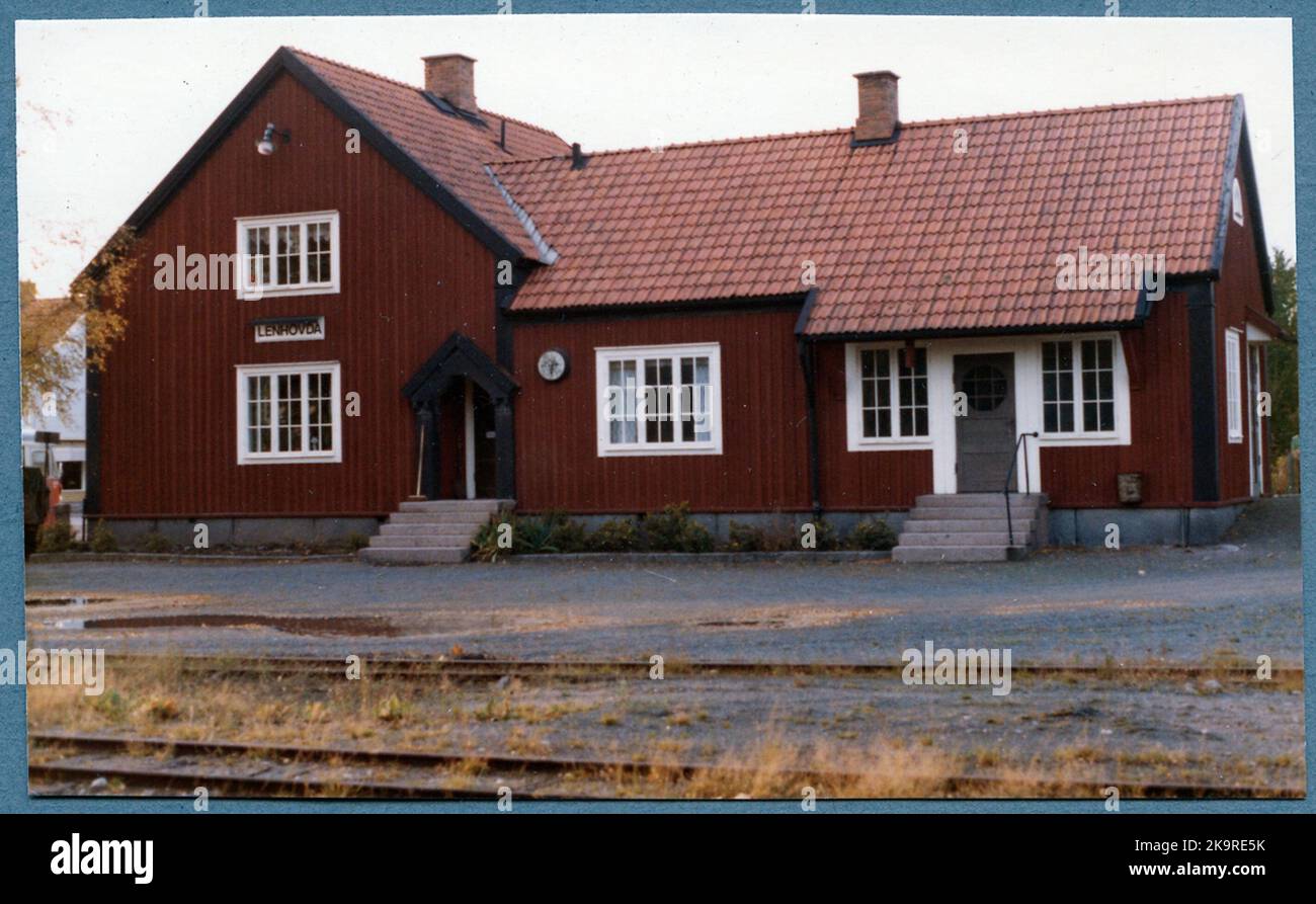 Lenhovda Railway Station Stock Photo - Alamy