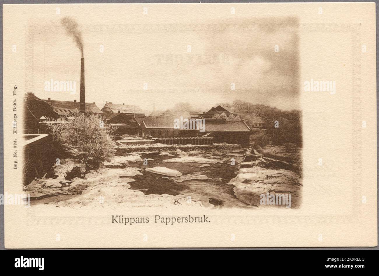 Paper mill in the cliff Stock Photo - Alamy