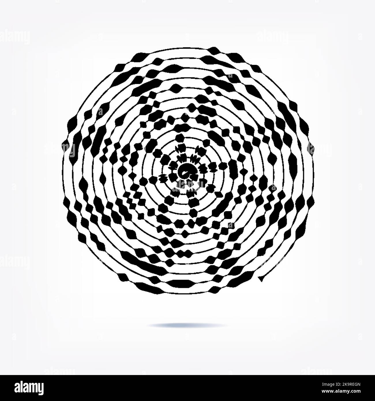 Stripe circle background. Dynamic motion shape. Abstract pattern ...