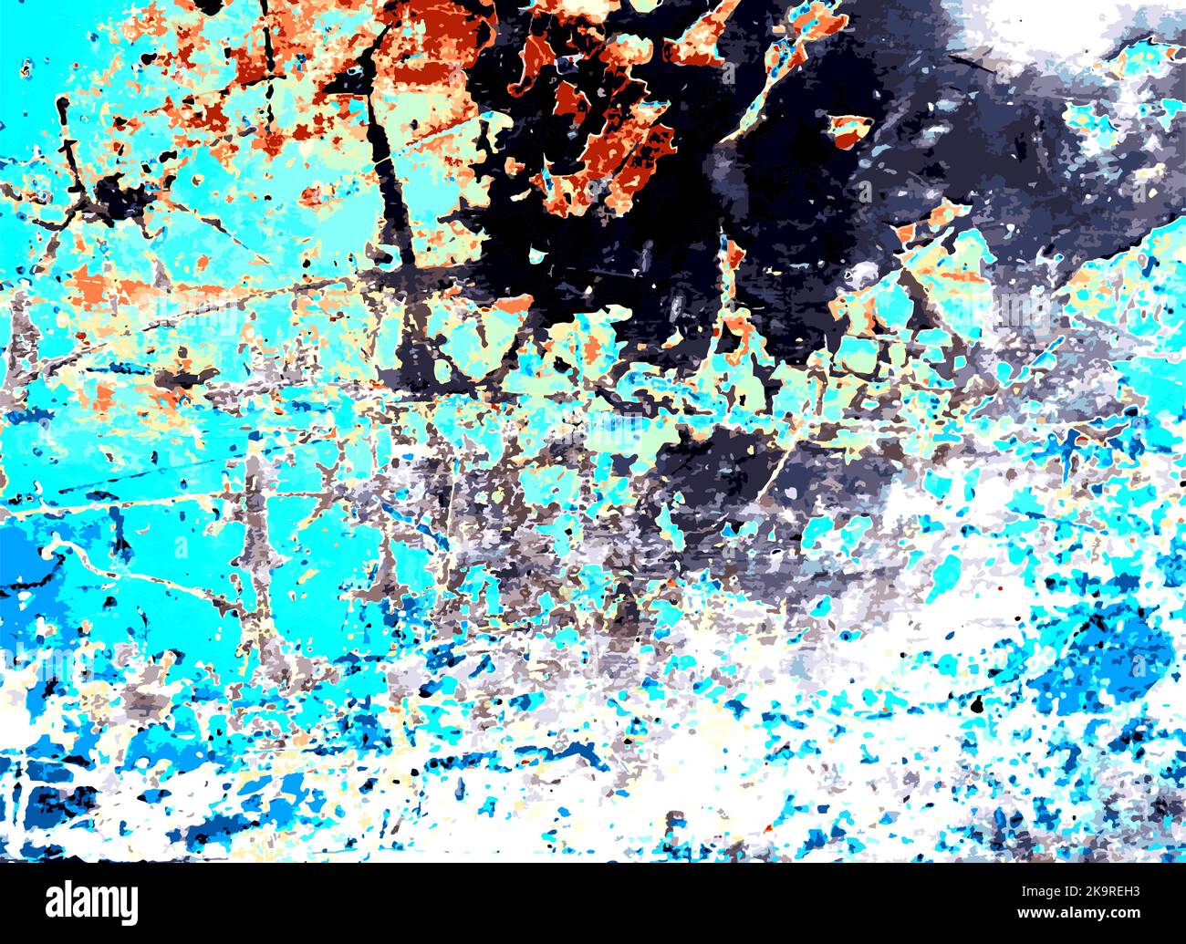 Aged scratched background. Abstract vector template for design Stock ...