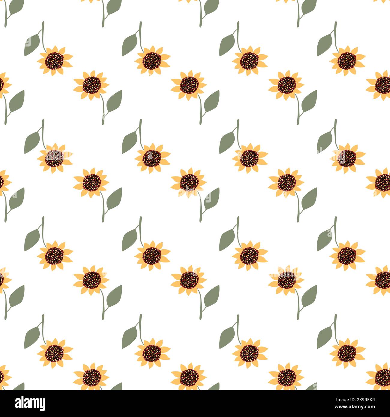 Seamless pattern with floral and herbal elements. Decorative texture ...