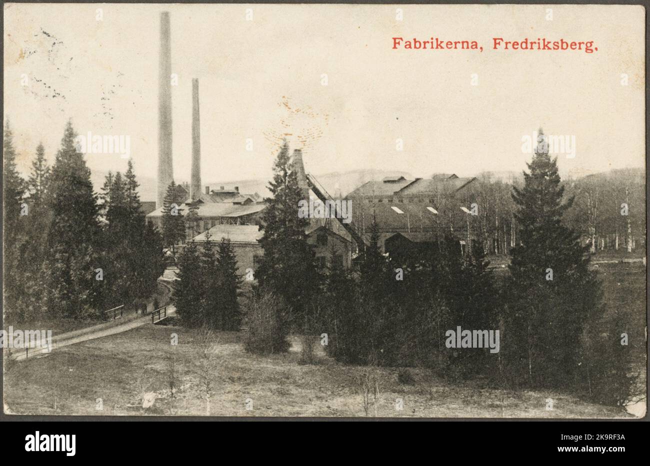 The factories in Fredriksberg Stock Photo - Alamy