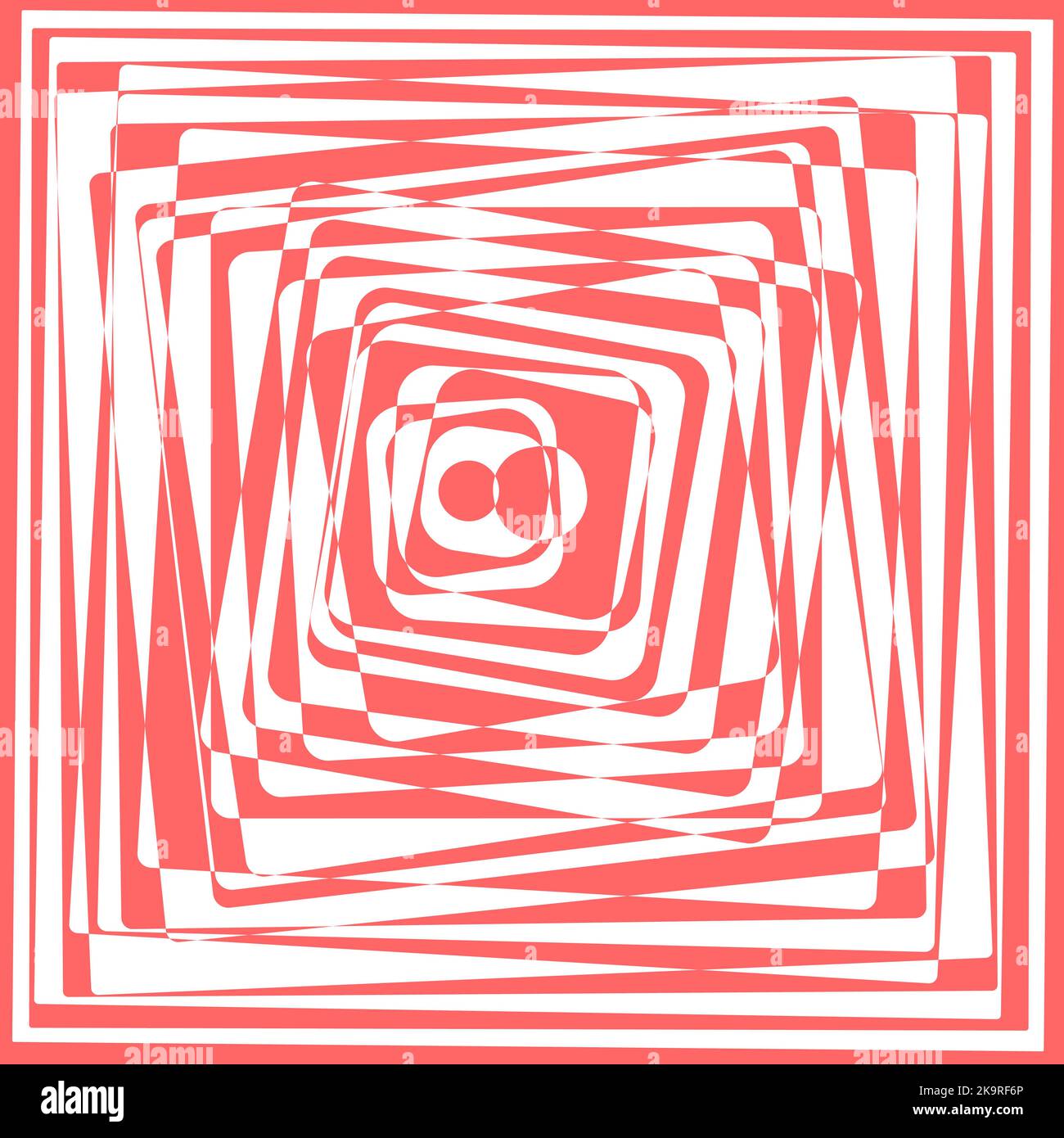 Abstract optical illusion background. Distorted surface Stock Vector ...