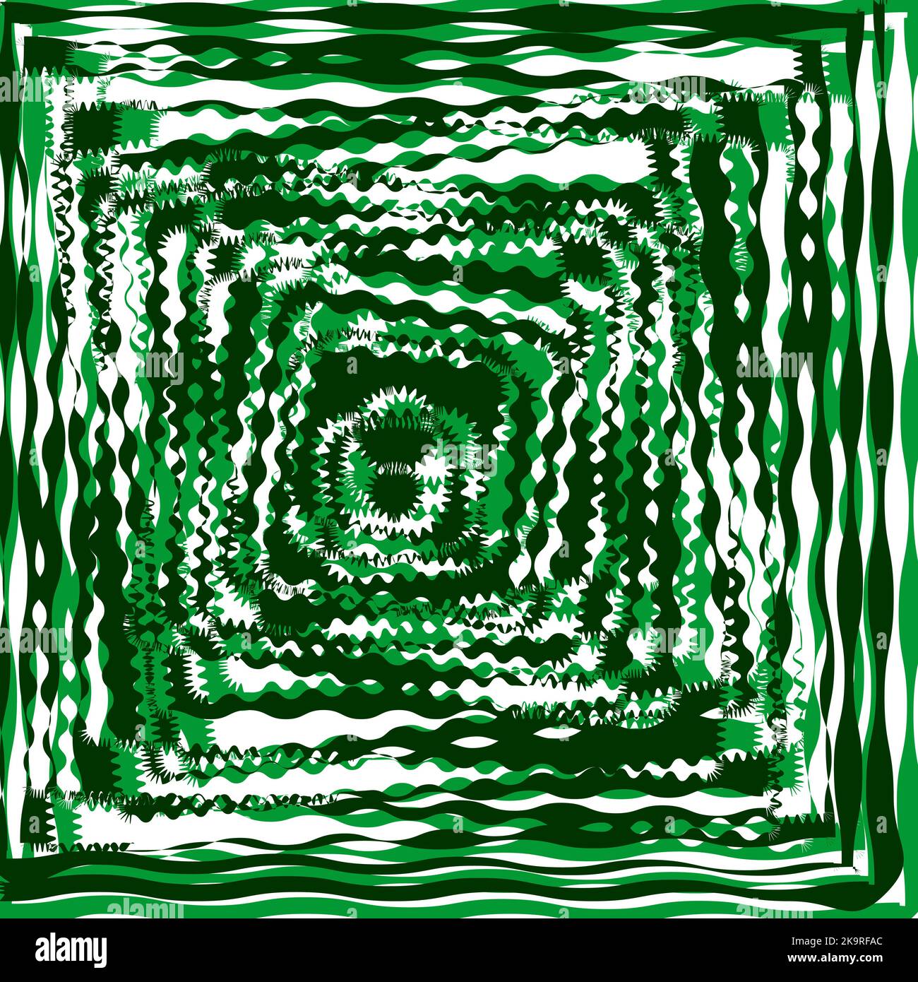 Abstract optical illusion background. Distorted wavy surface Stock ...