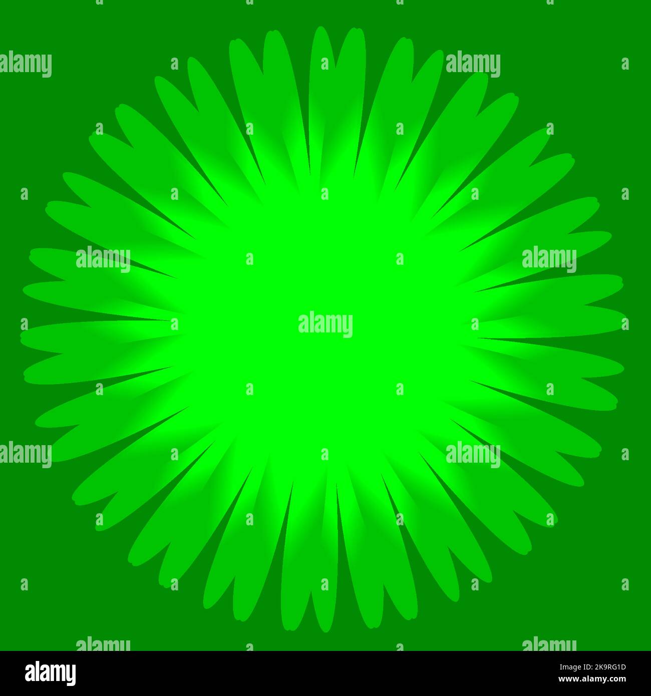 Colorful abstract background. Round green color shape. Template for ...