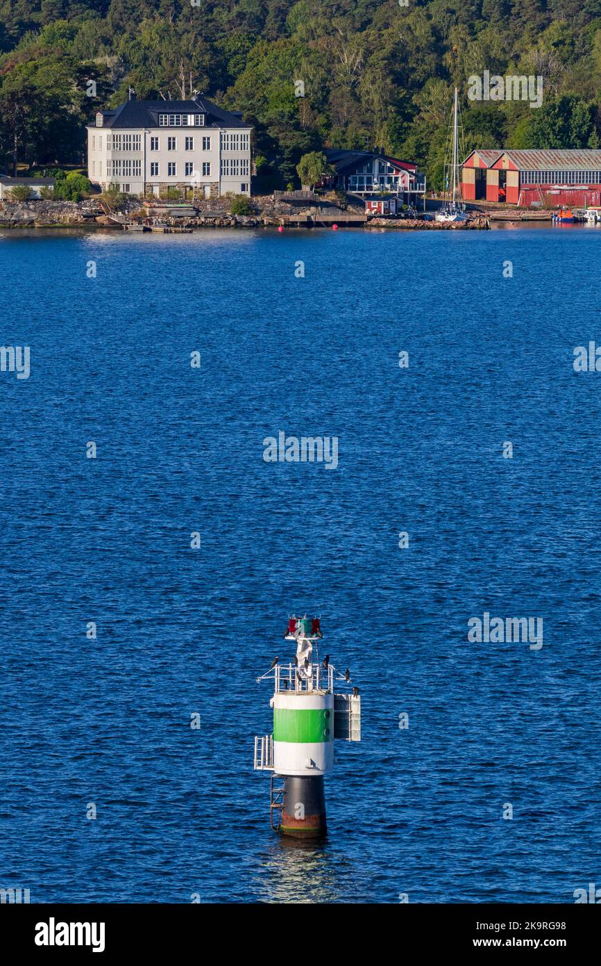 Stora hoggarnsbank lighthouse hi-res stock photography and images - Alamy