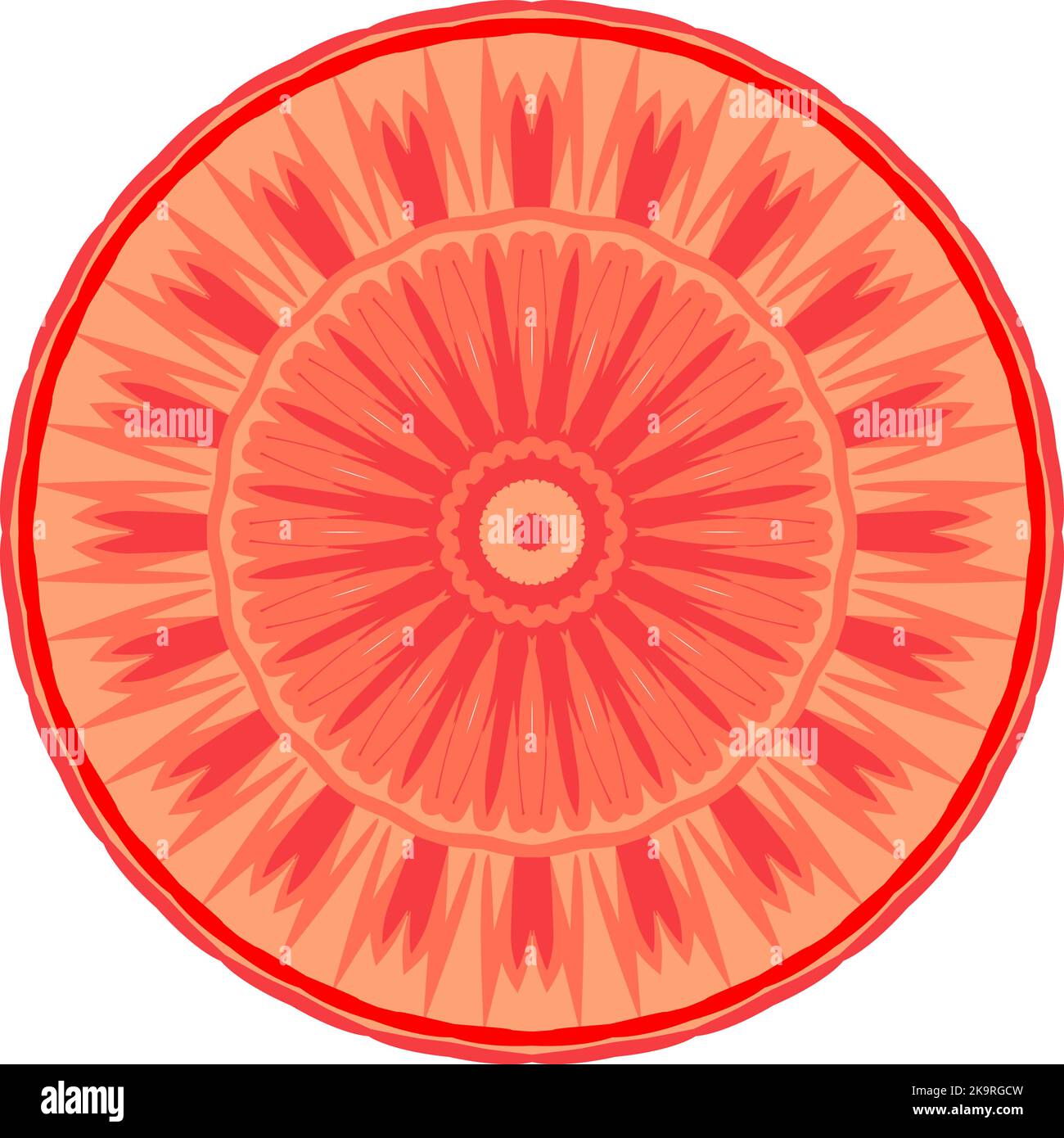 Round coral Stock Vector Images - Alamy
