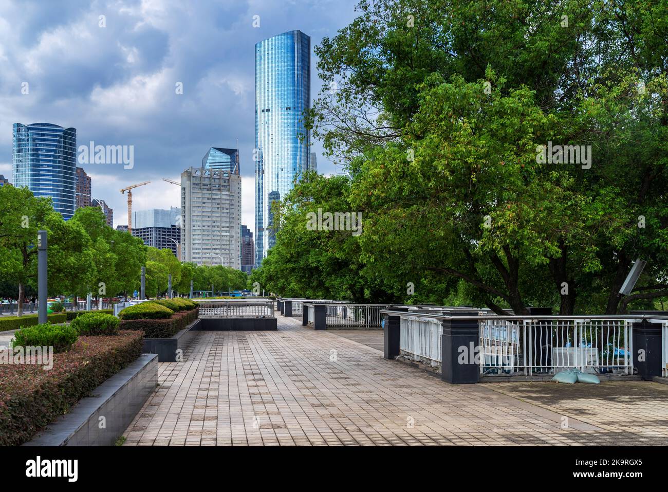 China Guangzhou City Plaza, built-up city center Stock Photo - Alamy