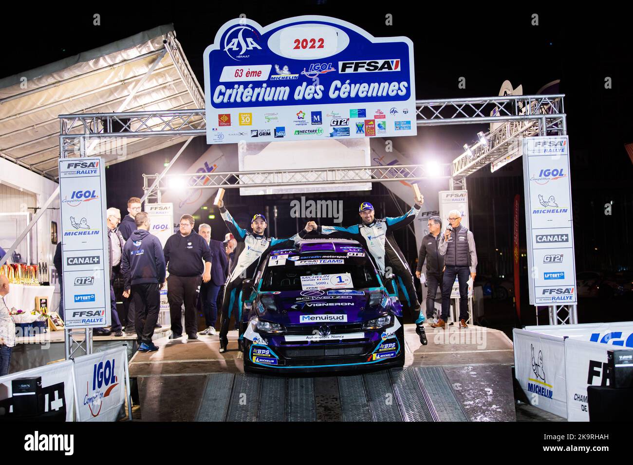01 GIORDANO Quentin, PARENT Kevin, Volkswagen Polo GTI Rally2, ambiance ...