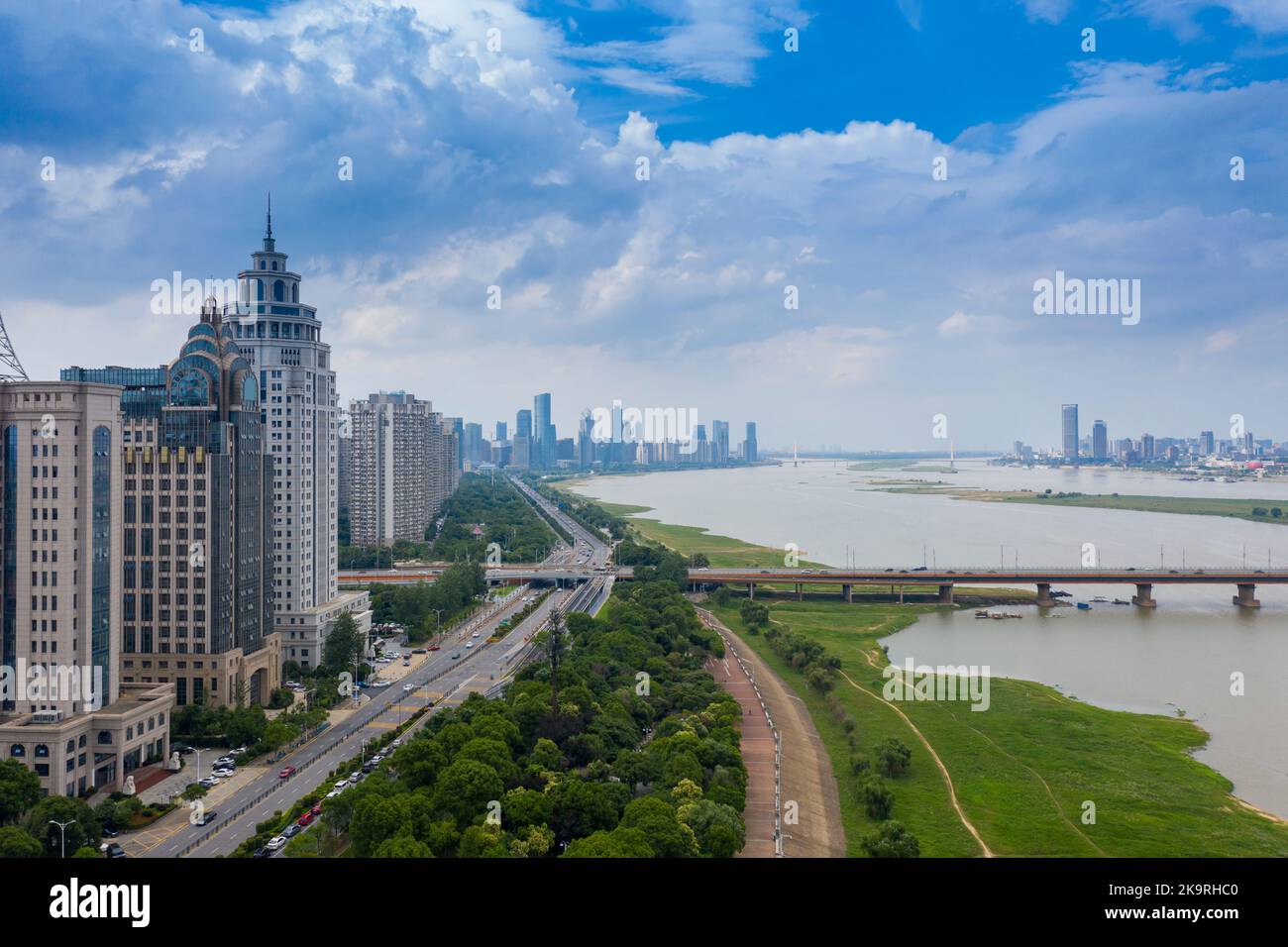 Panoramic view of Nanchang, the capital of Jianxi Stock Photo - Alamy