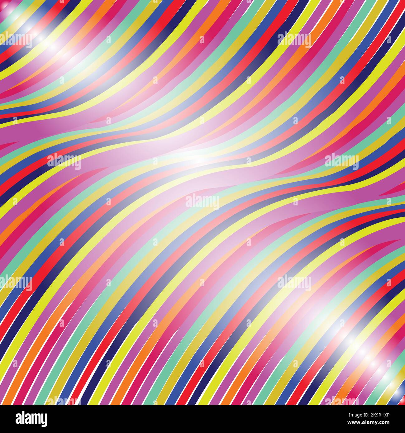 Abstract twisted glow background. Striped distorted surface. Twisted ...