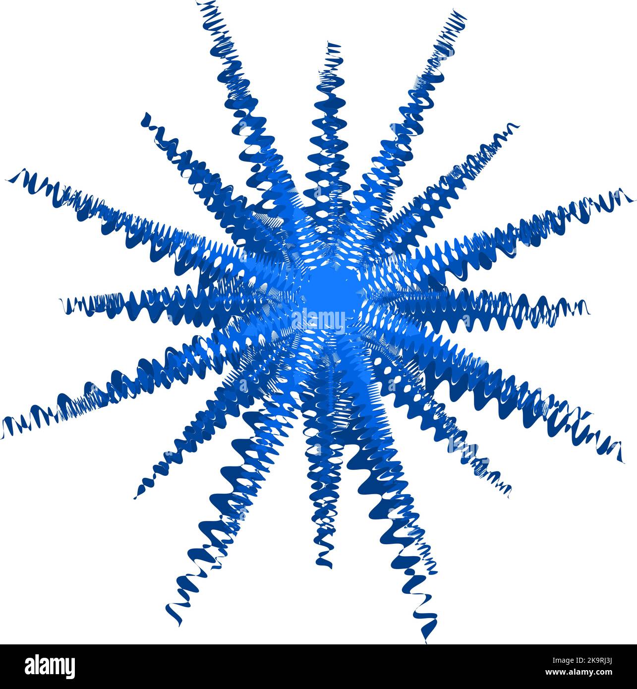 Abstract shape. Stylized star. Colorful graphic element for design ...