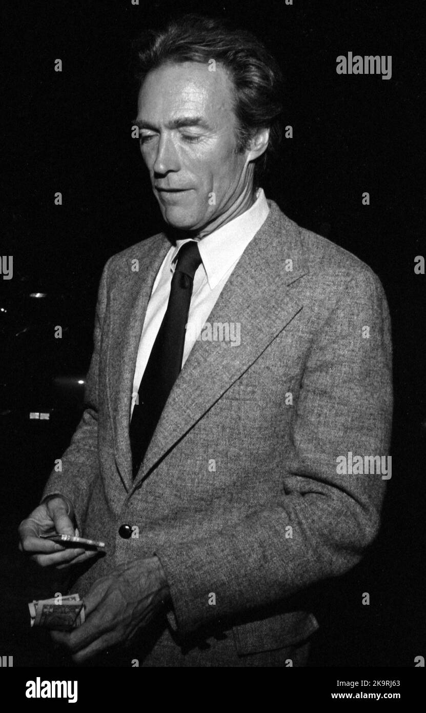 Clint Eastwood Circa 1980's . Credit: Ralph Dominguez/MediaPunch Stock ...