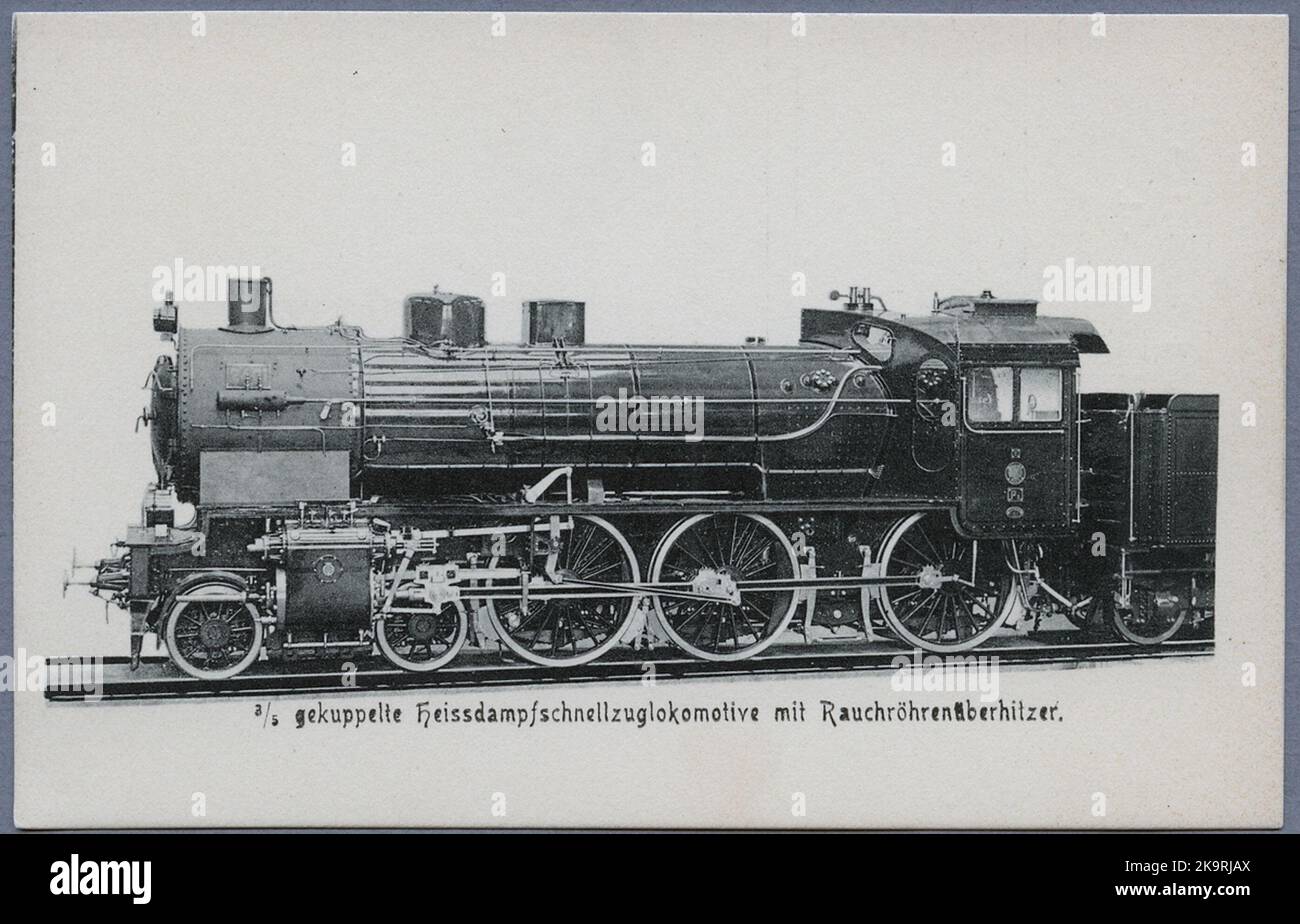 German steam locomotive, P8 2691 Stock Photo - Alamy